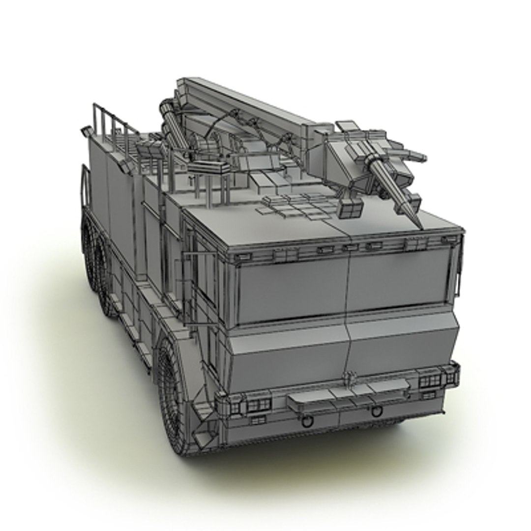 Airport Engine Fires 3ds