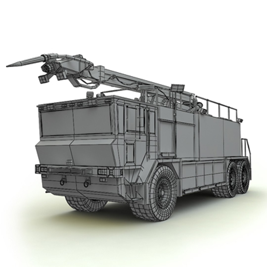 Airport Engine Fires 3ds