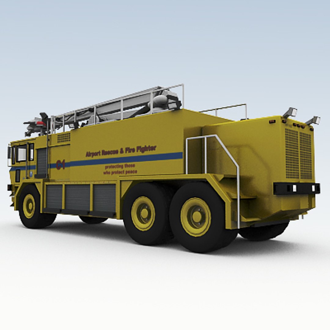 Airport Engine Fires 3ds