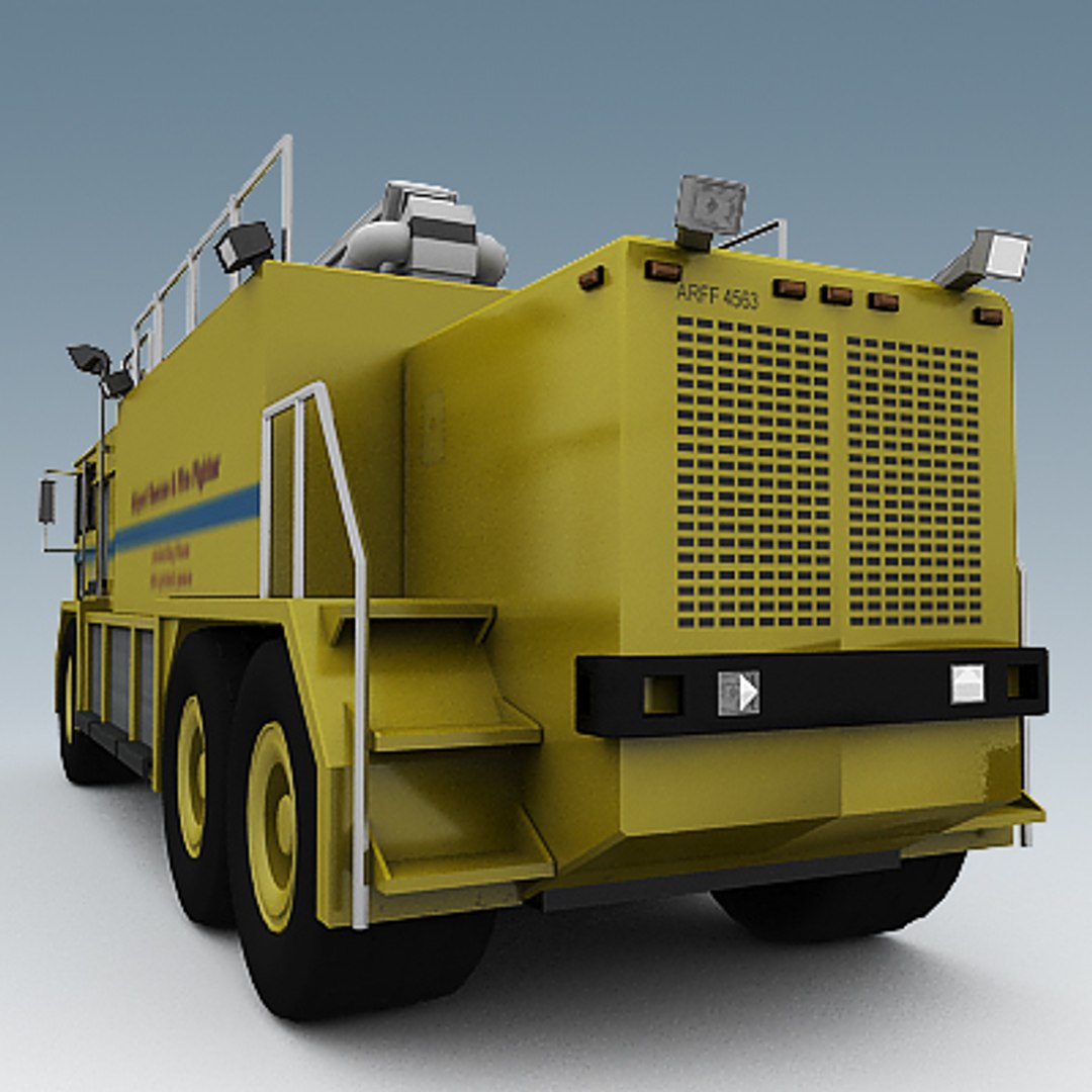 Airport Engine Fires 3ds