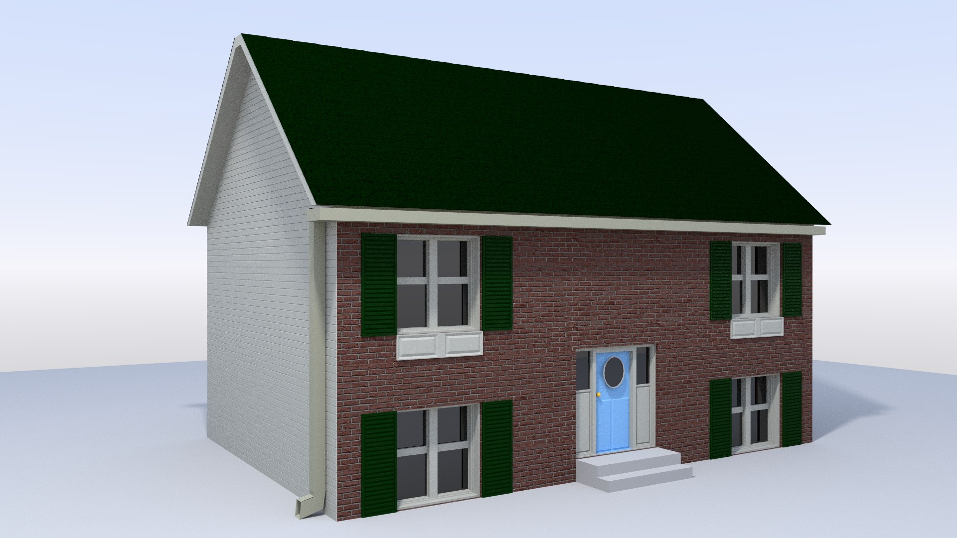Suburban House 1 3D Model - TurboSquid 2325452