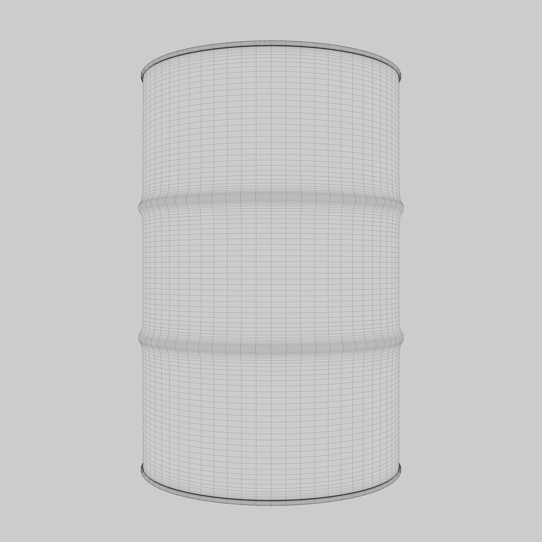 Blue barrel 3D model - TurboSquid 1547548