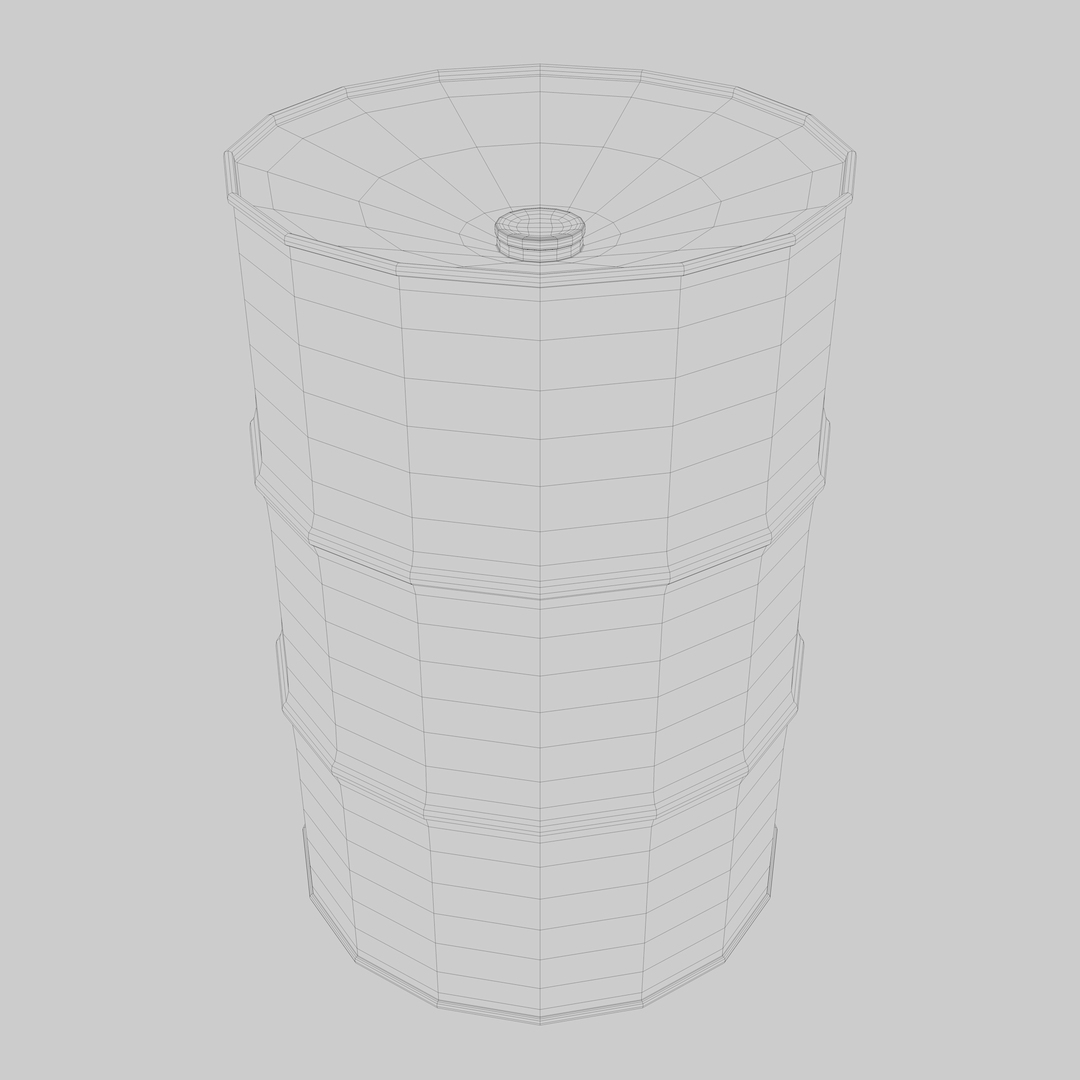 Blue Barrel 3D Model - TurboSquid 1547548