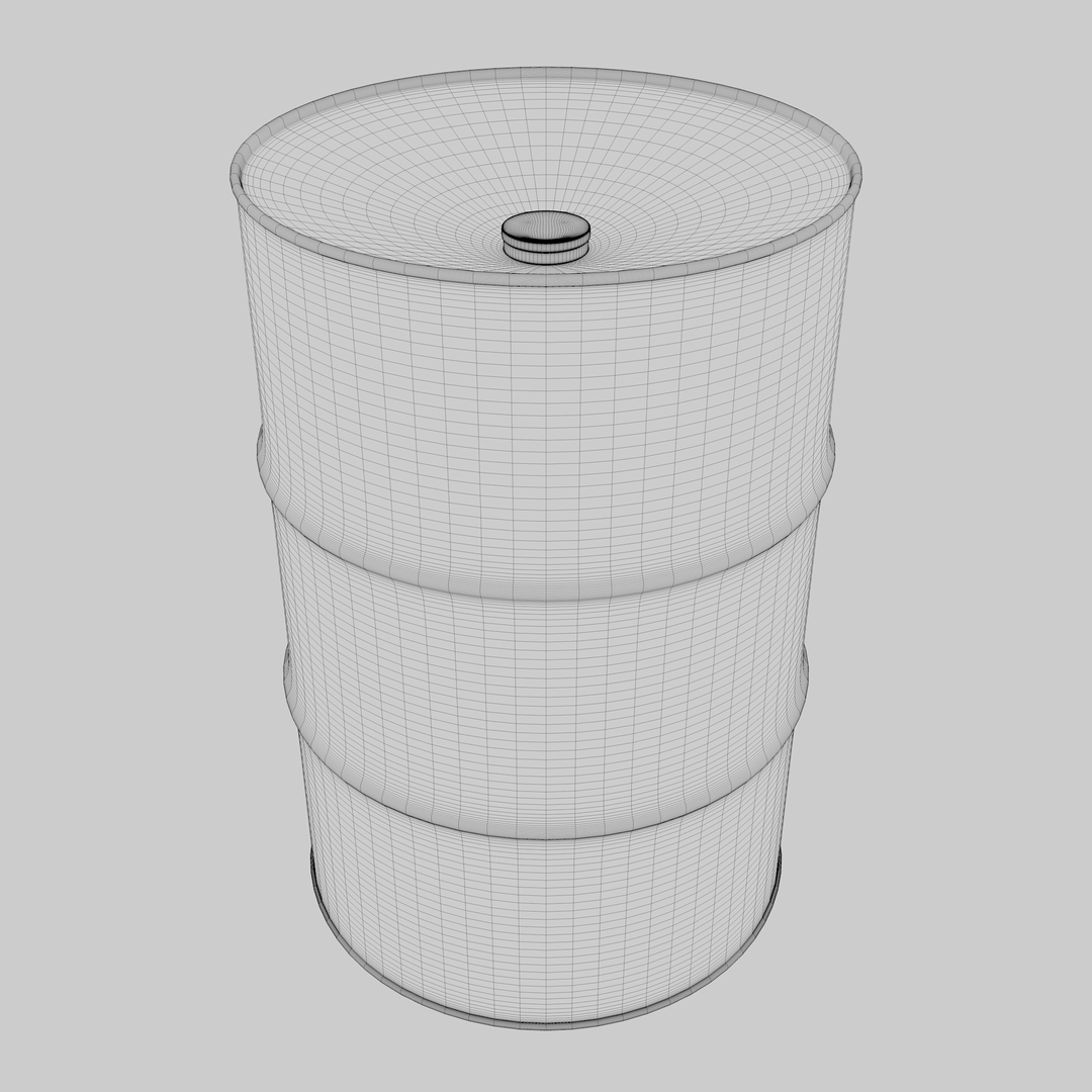 Blue Barrel 3D Model - TurboSquid 1547548