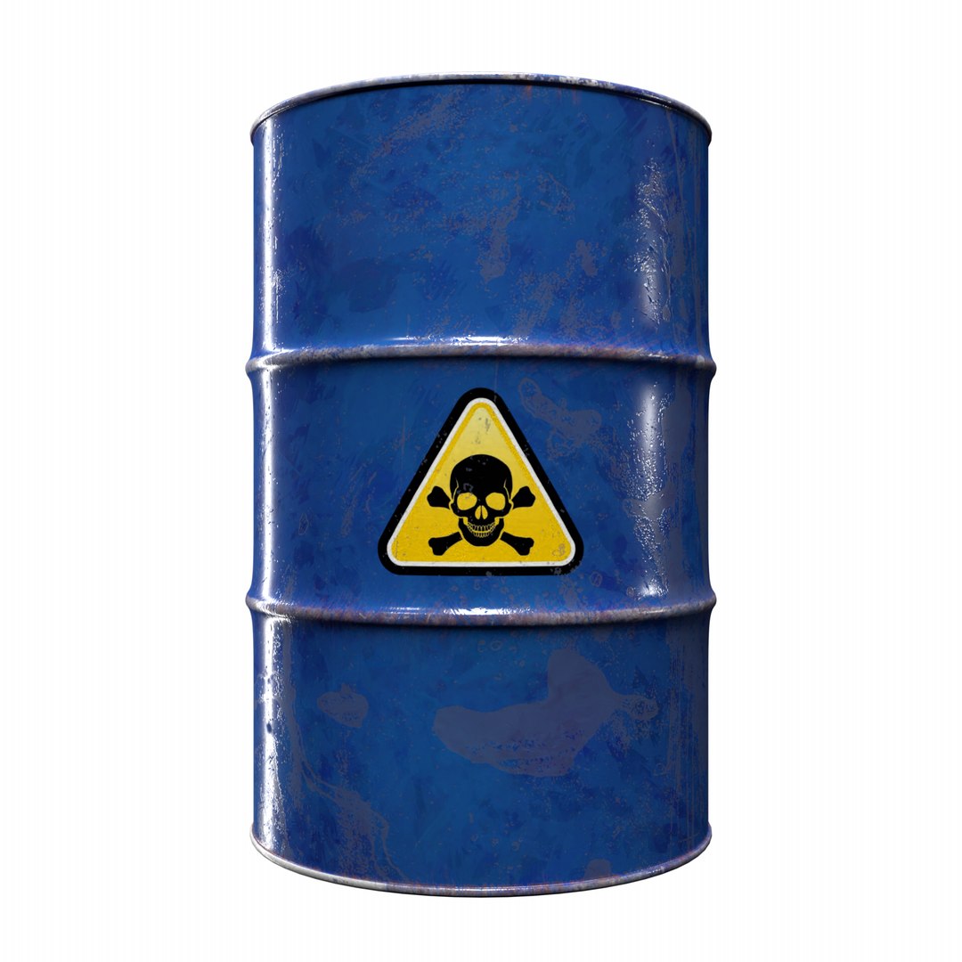 Blue Barrel 3D Model - TurboSquid 1547548