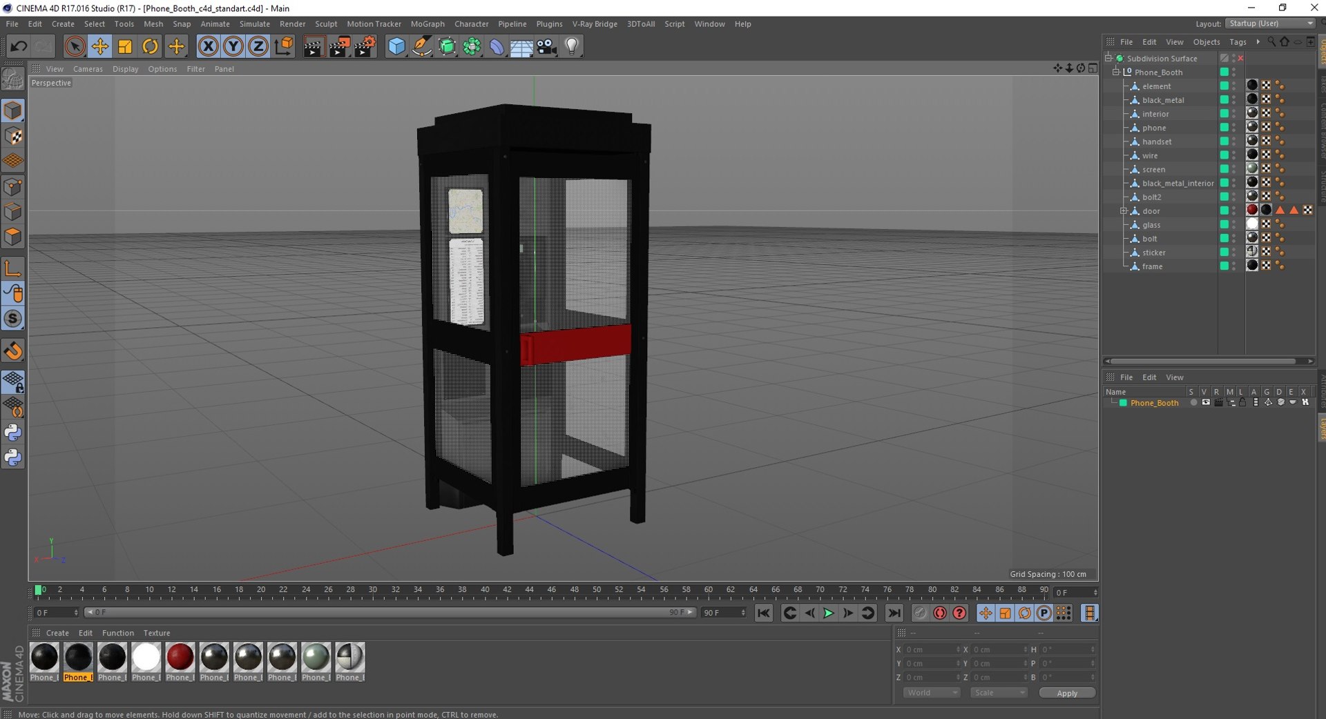 Phone Booth 3D Model - TurboSquid 2177927