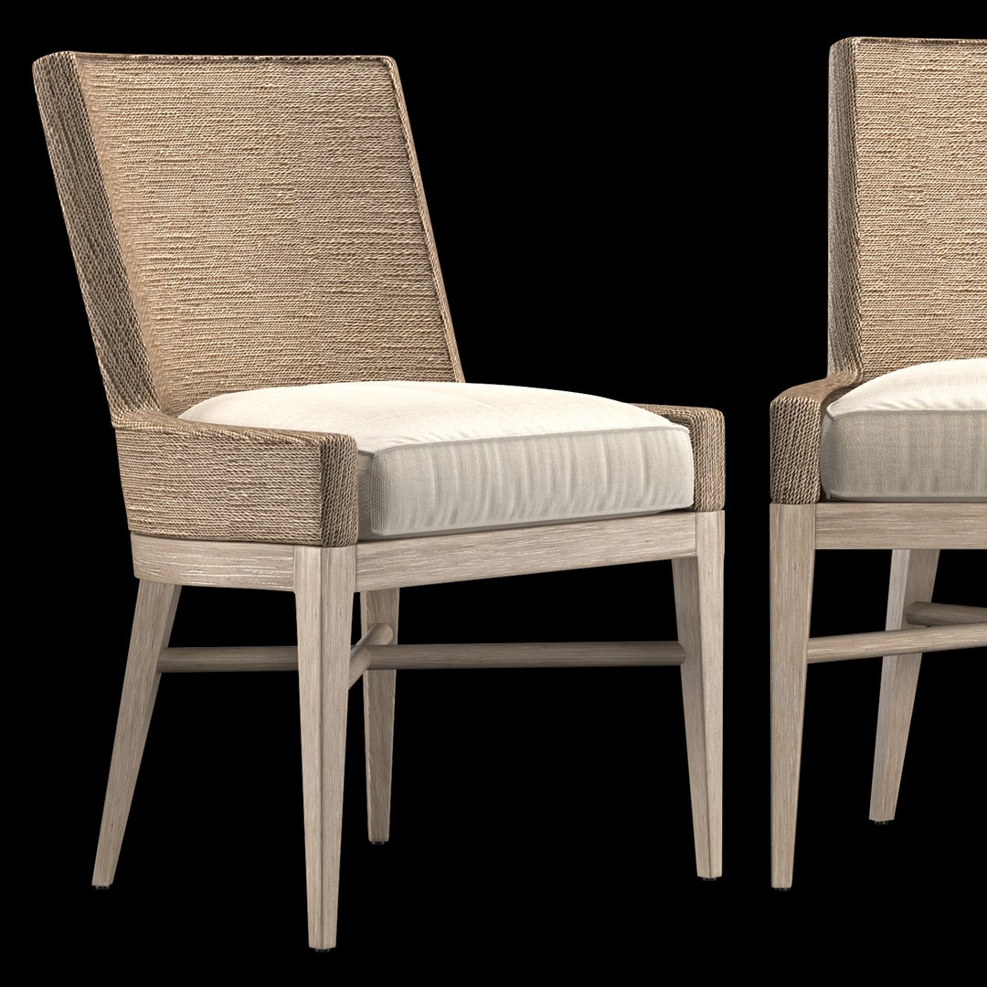 Marisol Seagrass Chair Cushion 3D Model - TurboSquid 1452468