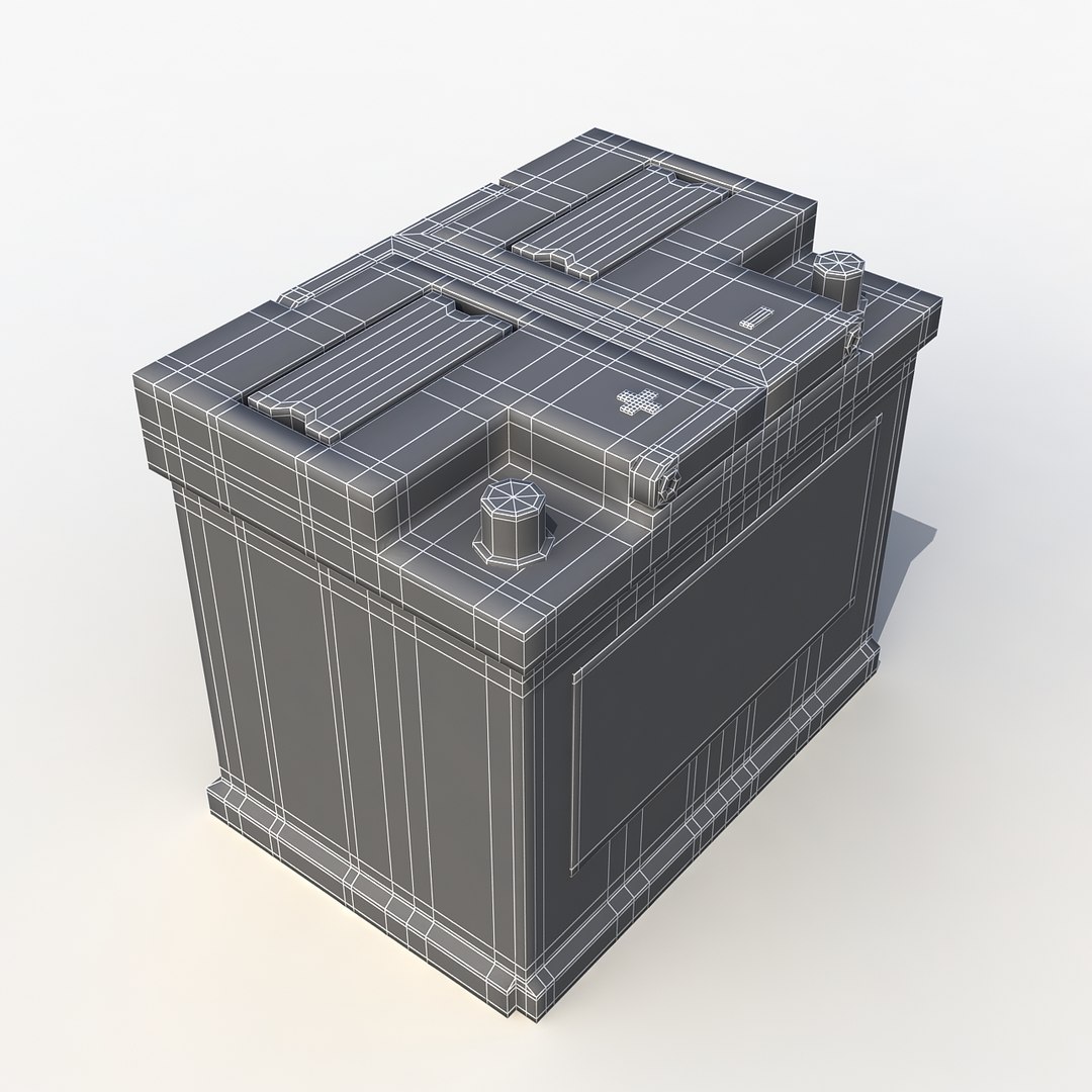 Car Battery 3d Max