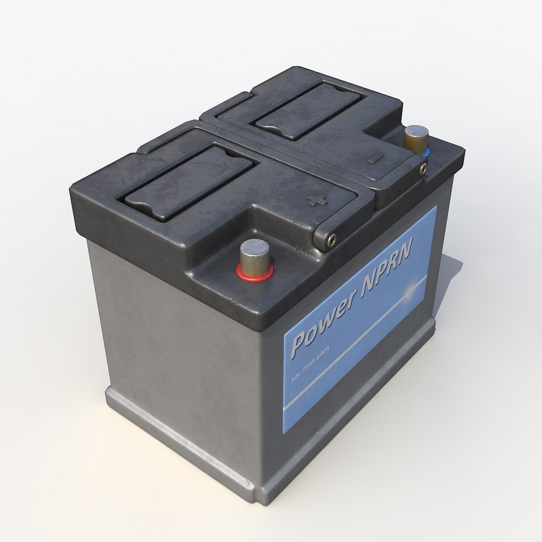 Car Battery 3d Max