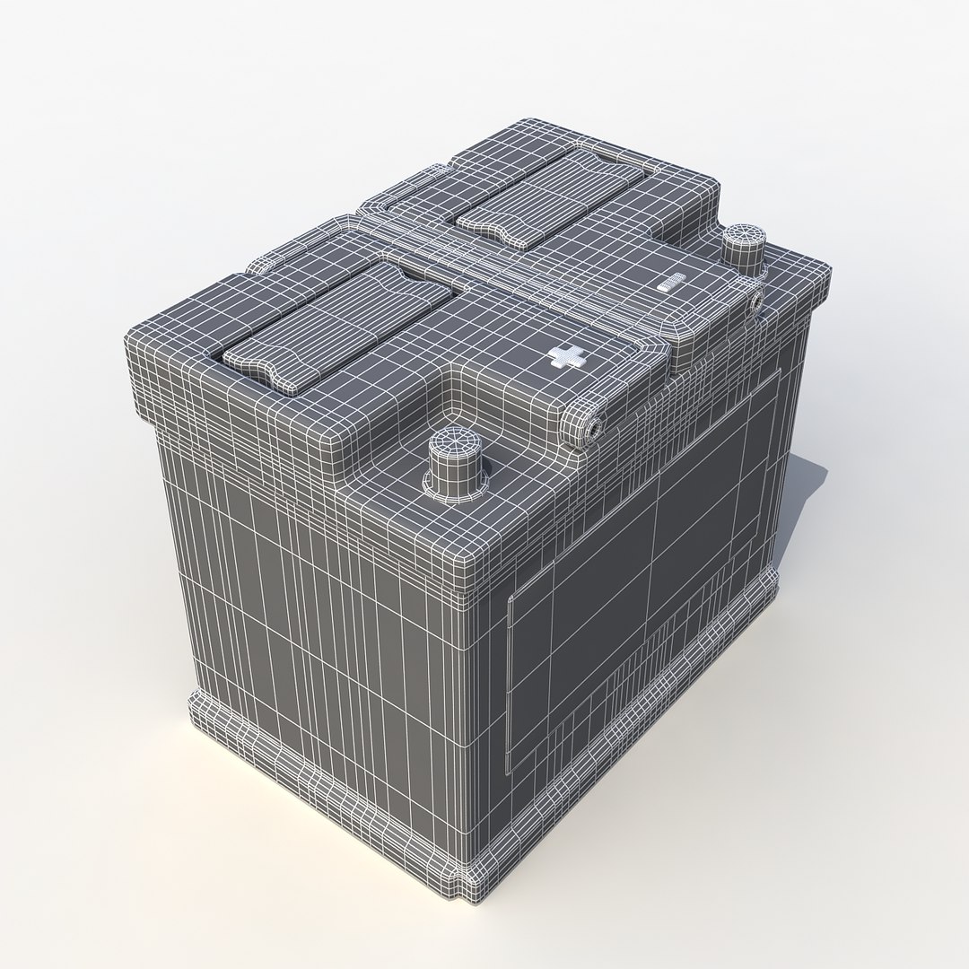Car Battery 3d Max