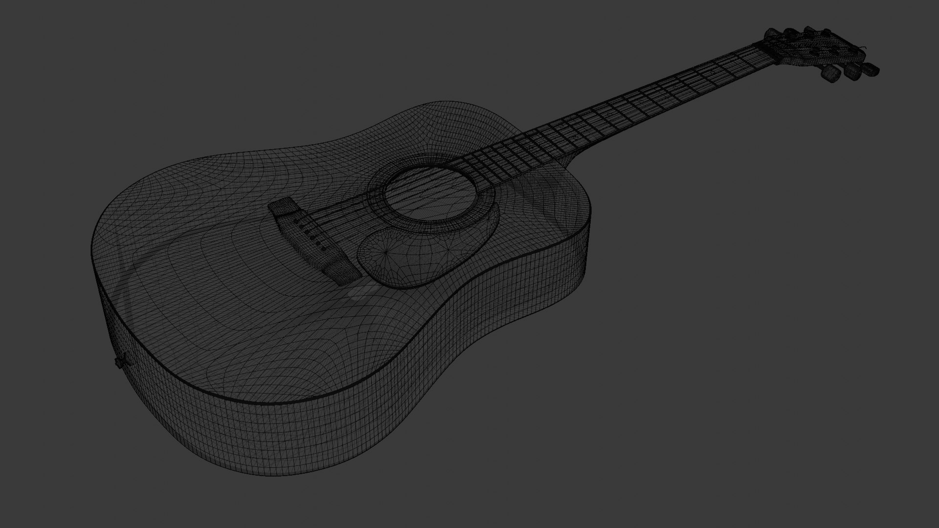 Guitar Instrument Music 3D Model - TurboSquid 1692013