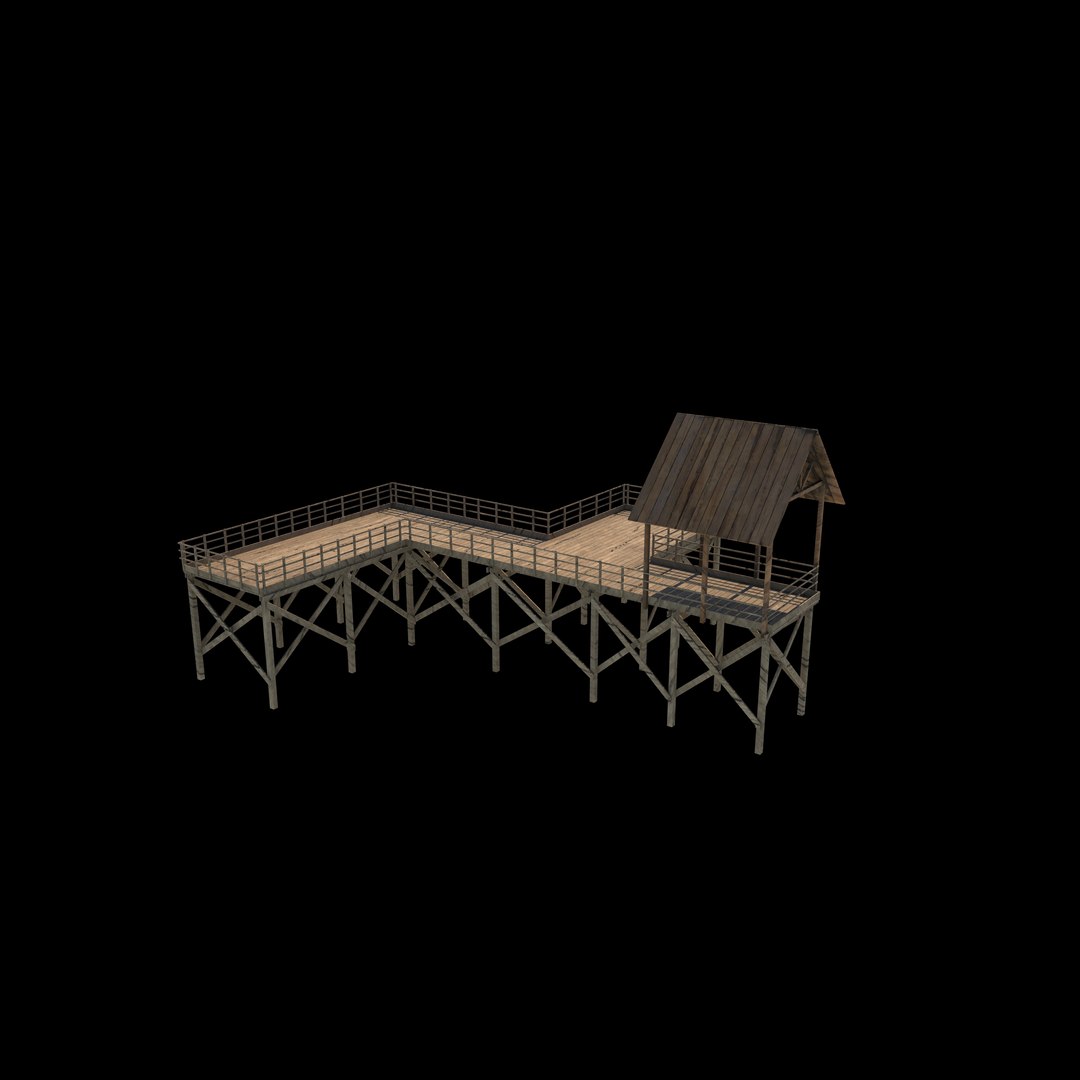 Wooden Pier 3D Model 3D Model - TurboSquid 2363243