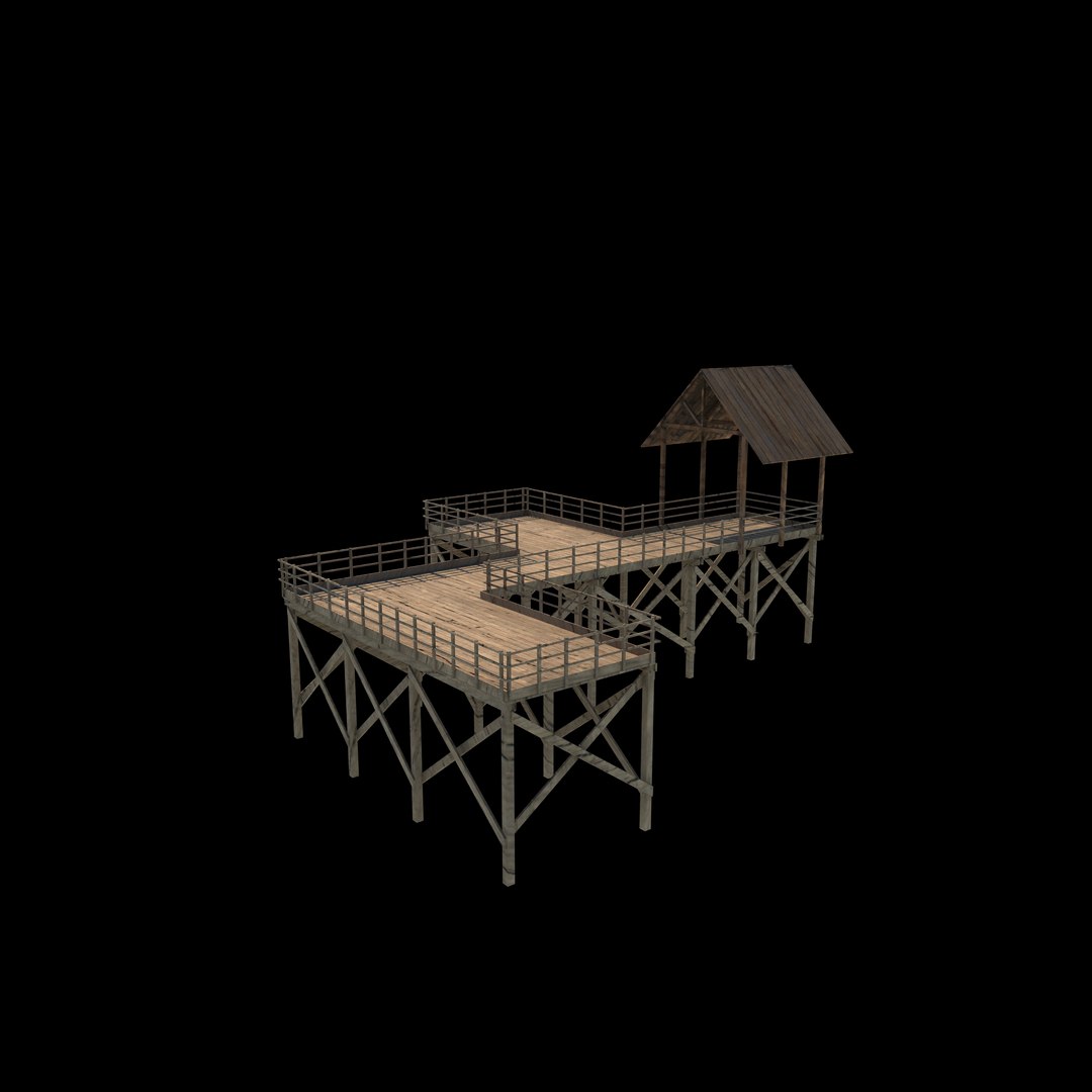 Wooden Pier 3D Model 3D Model - TurboSquid 2363243
