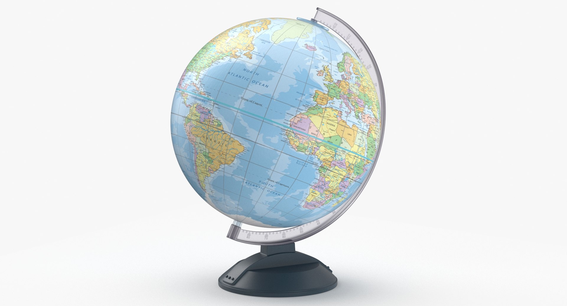 Globe Type 01 3D Model - TurboSquid 2194067