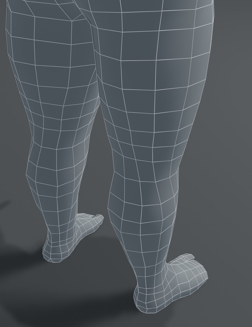 Male Body Fat Base Mesh 3D Model - TurboSquid 1518371