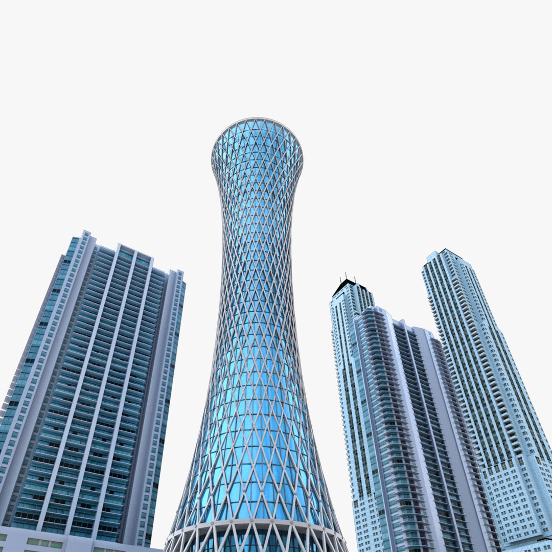 3D Tornado Tower Skyscraper - TurboSquid 1993549