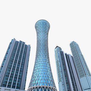 Skyscraper Doha 3D Models for Download | TurboSquid