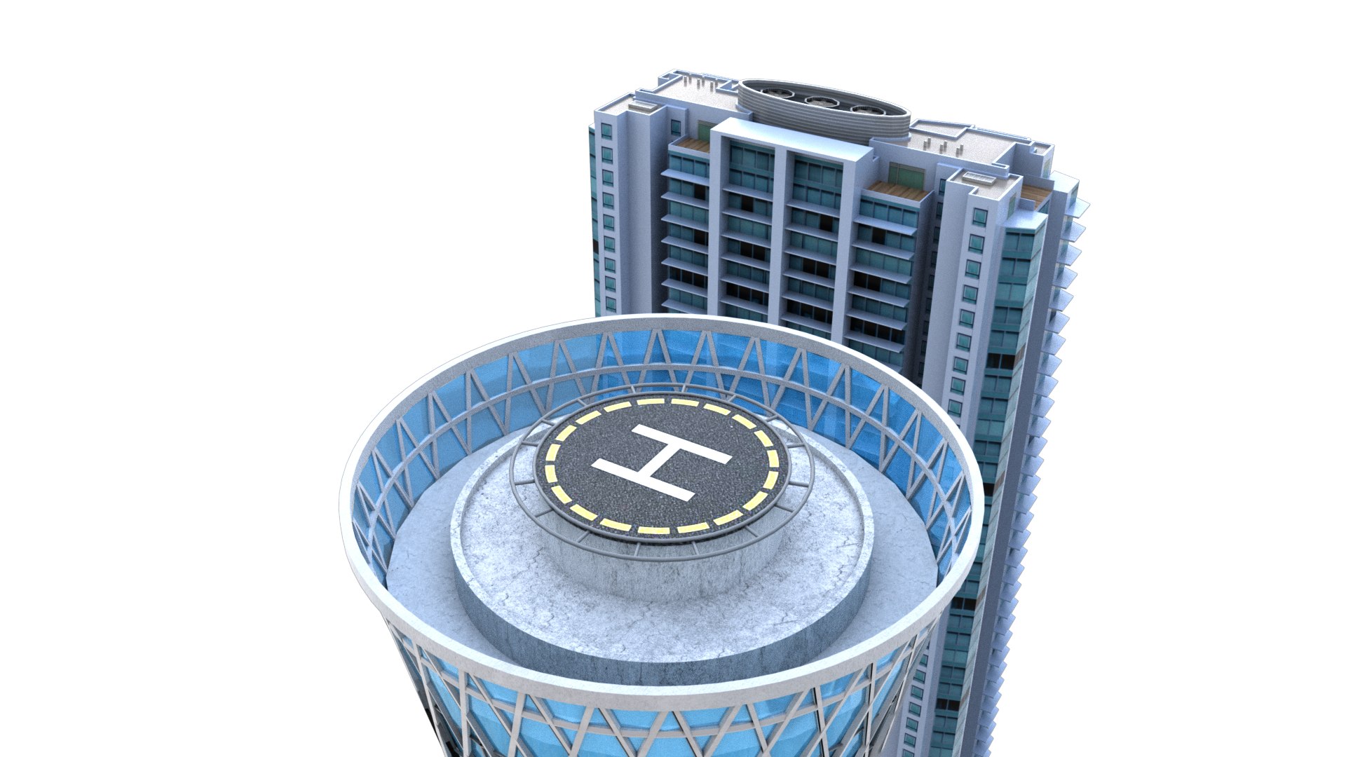 3D Tornado Tower Skyscraper - TurboSquid 1993549