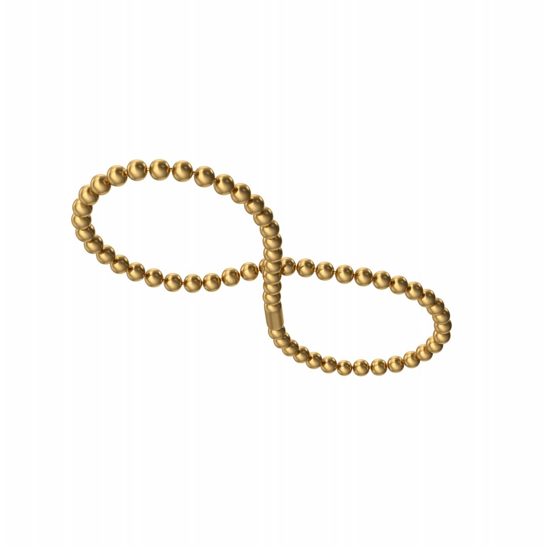 Gold Infinity Chainlet 3D Model - TurboSquid 2226943