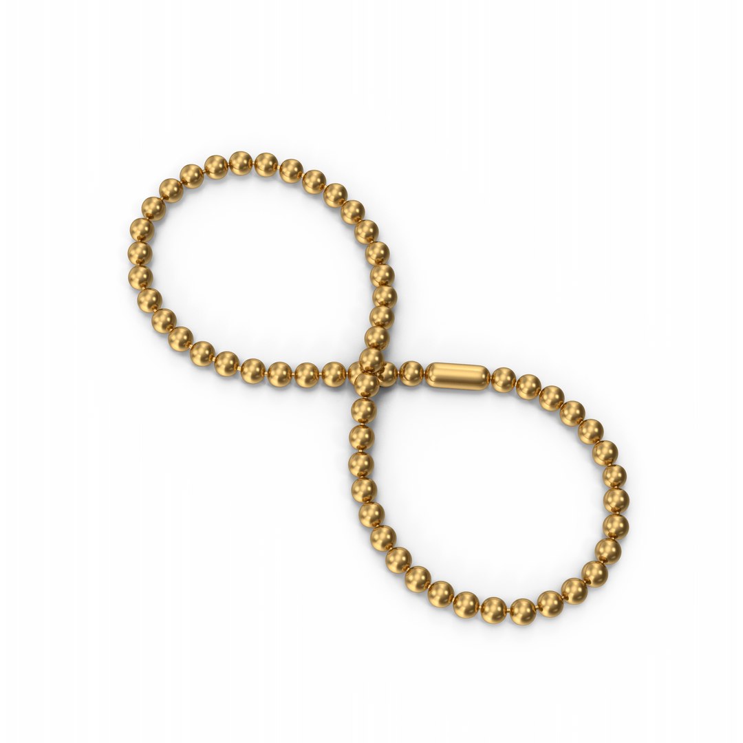Gold Infinity Chainlet 3D Model - TurboSquid 2226943