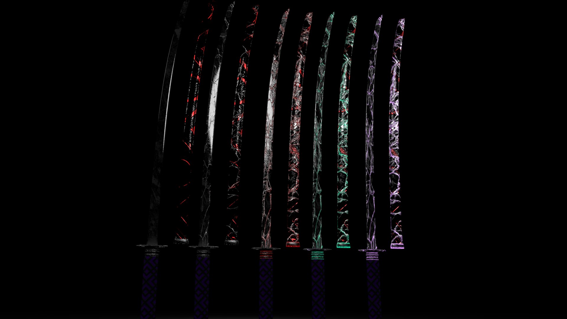 Overloaded Katana With Multiple Phases And Colors 3D Model - TurboSquid ...