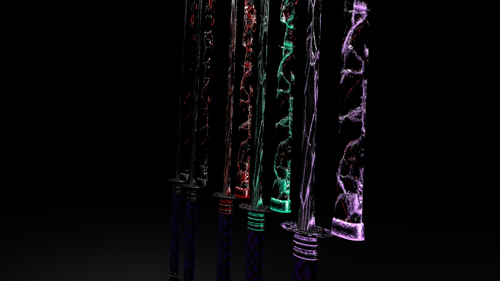 Overloaded Katana With Multiple Phases And Colors 3D Model - TurboSquid ...