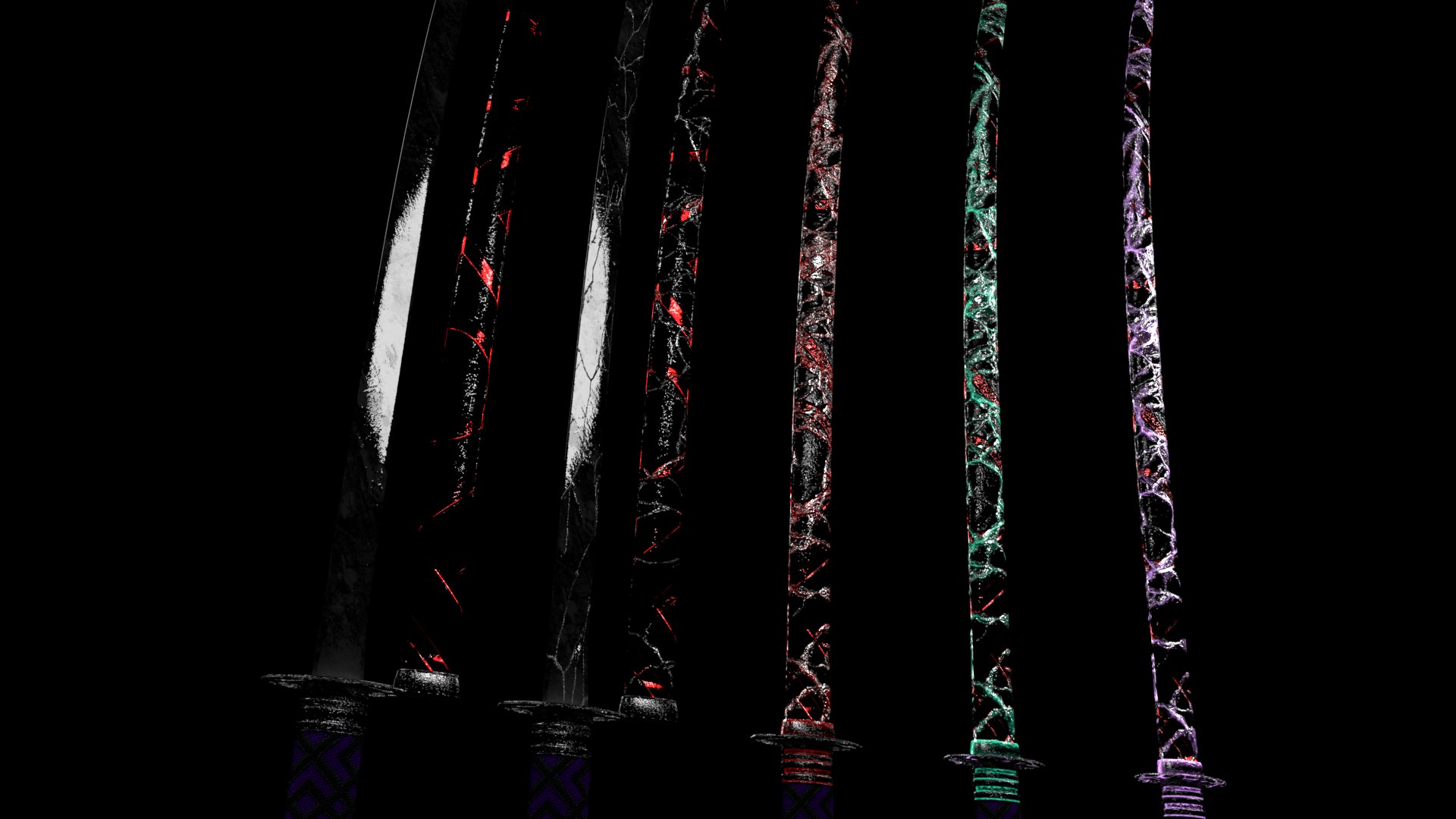 Overloaded Katana With Multiple Phases And Colors 3D Model - TurboSquid ...