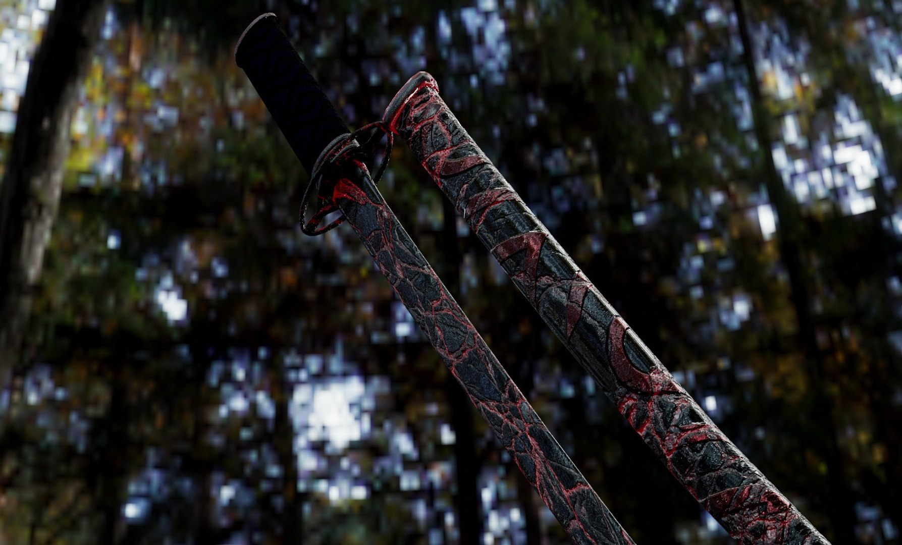 Overloaded Katana With Multiple Phases And Colors 3D Model - TurboSquid ...
