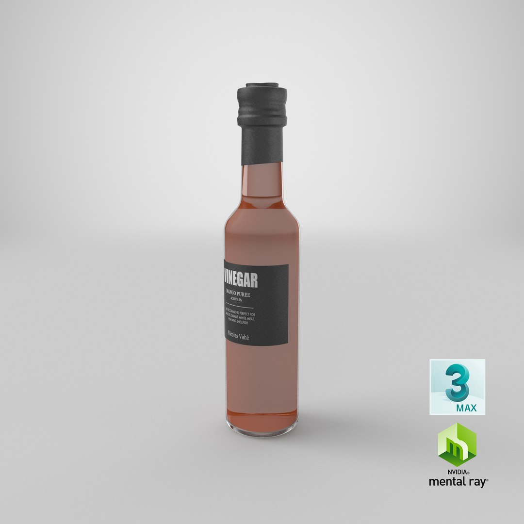 Realistic Mango Vinaigrette 3D - TurboSquid 1466392