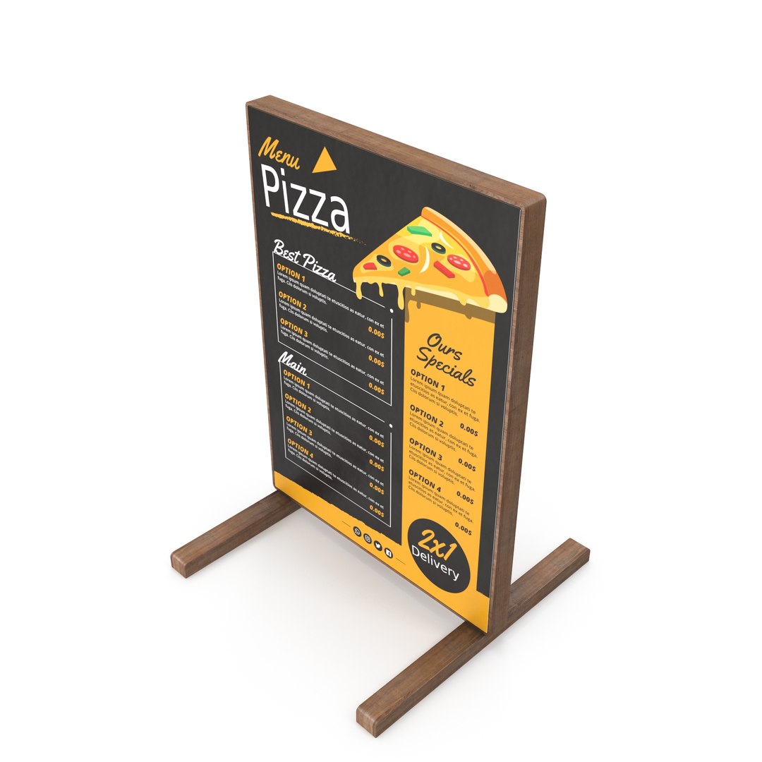 Signage 3D Model - TurboSquid 1809902