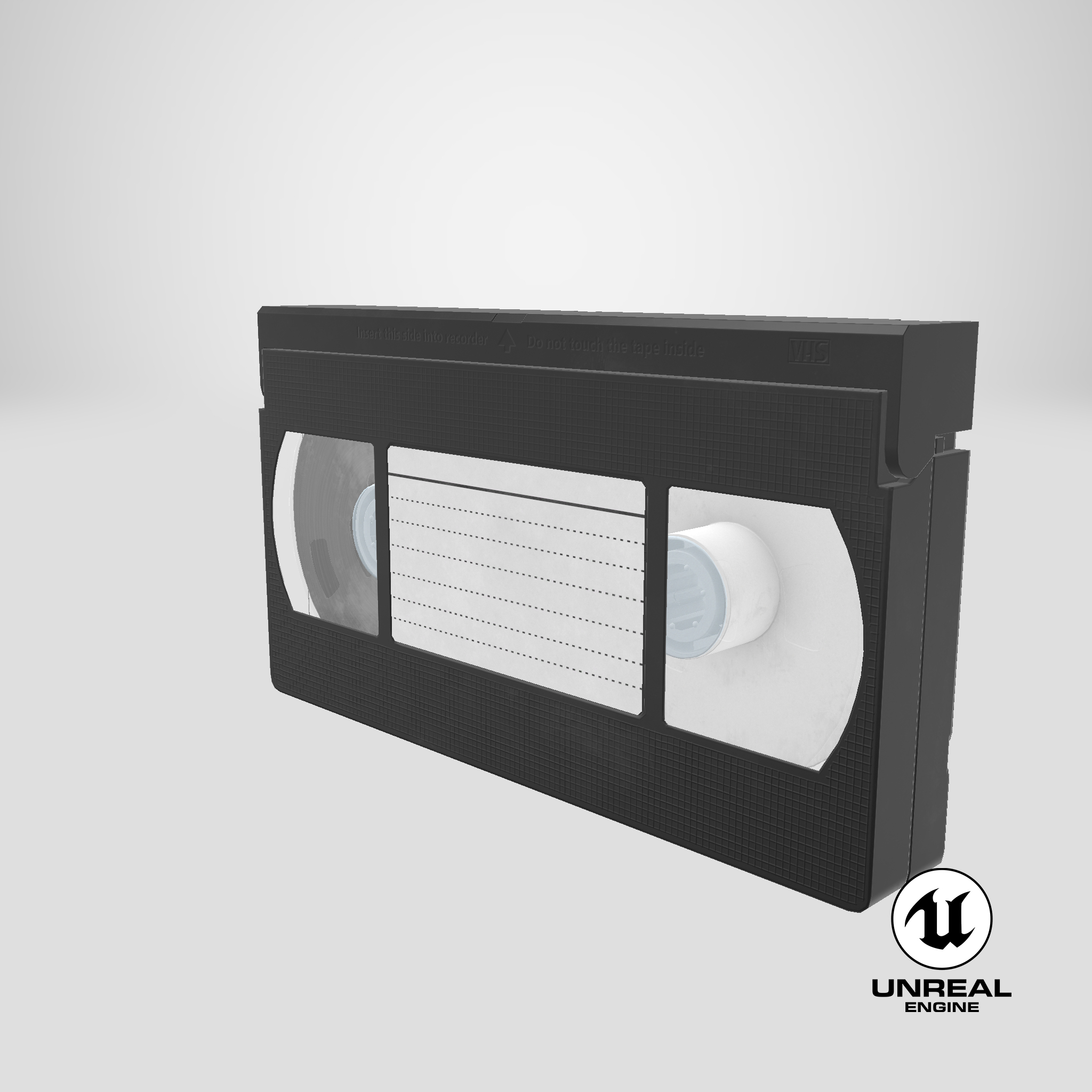 3d model vhs cassette