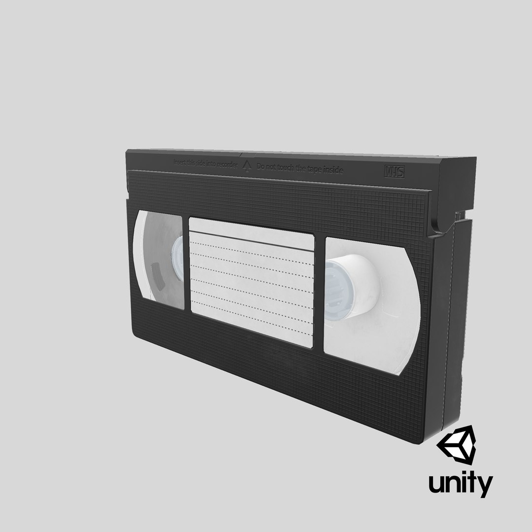 3d model vhs cassette