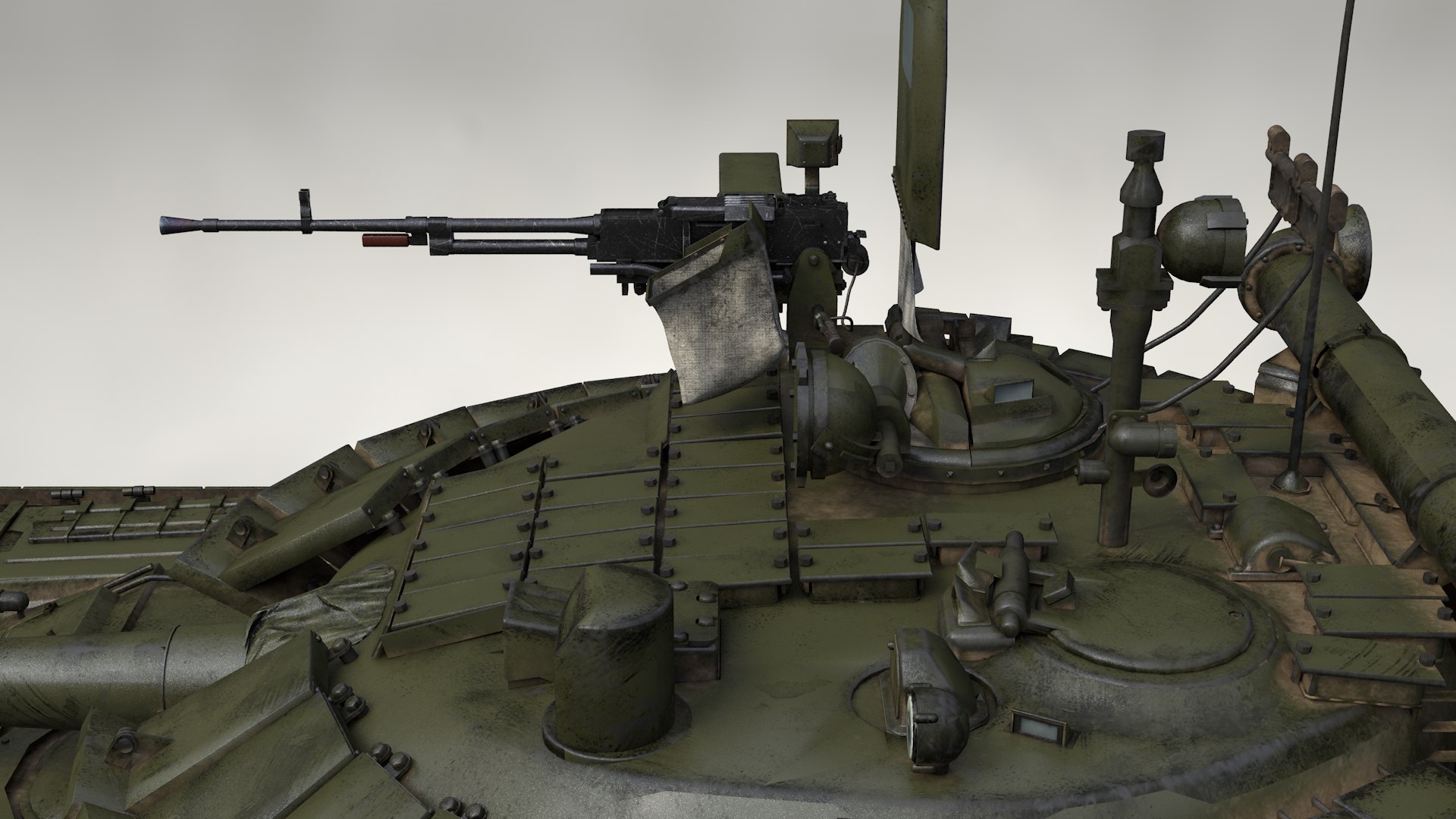 Main Battle Tank T-80 Model - TurboSquid 1452331