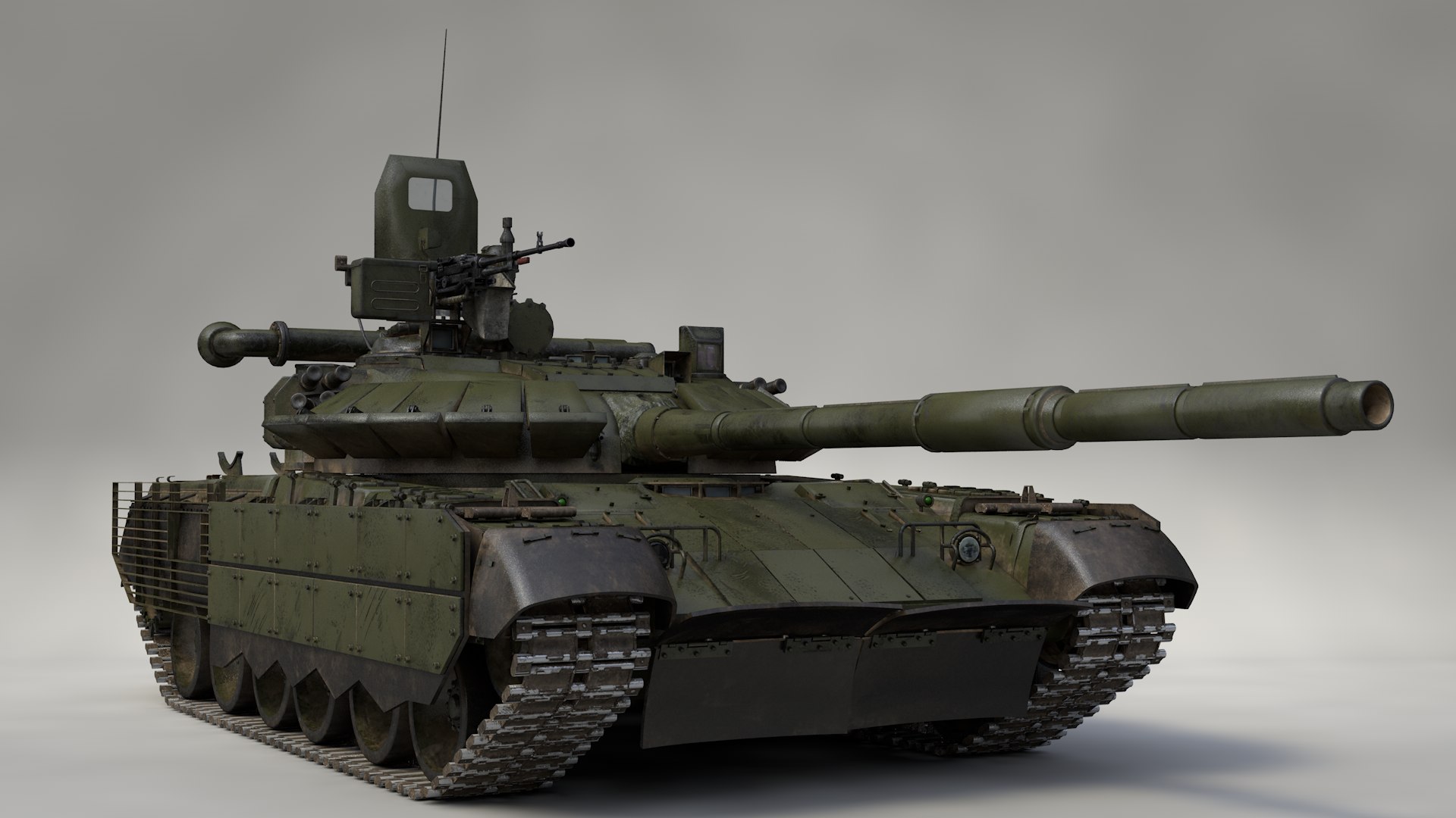 Main Battle Tank T-80 Model - TurboSquid 1452331