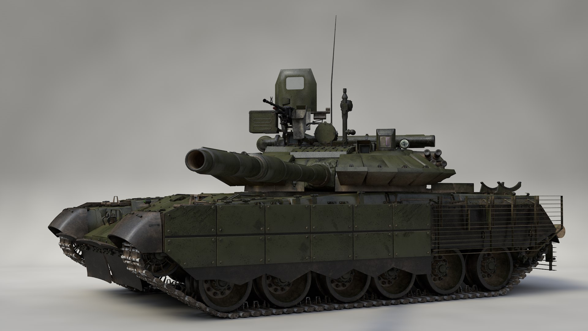 Main Battle Tank T-80 Model - TurboSquid 1452331