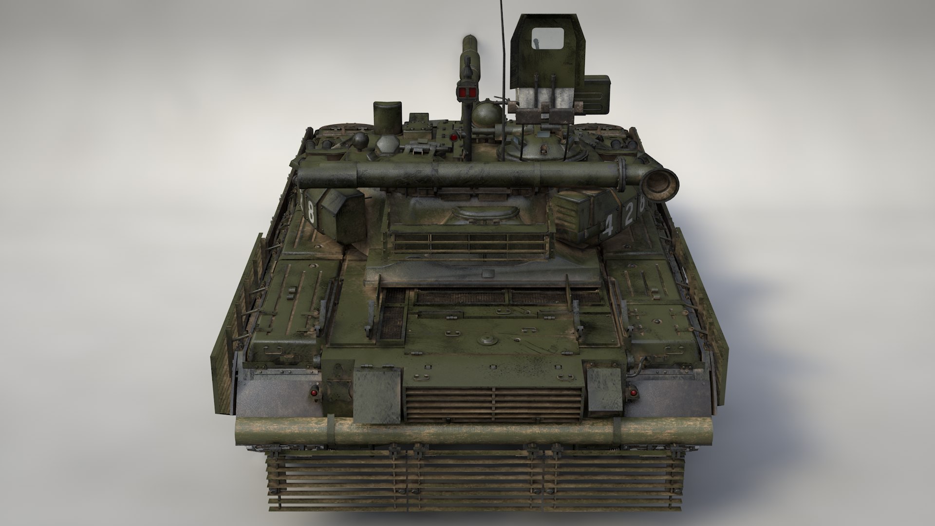 Main Battle Tank T-80 Model - TurboSquid 1452331