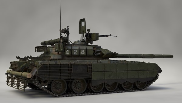 Main battle tank t-80 model - TurboSquid 1452331