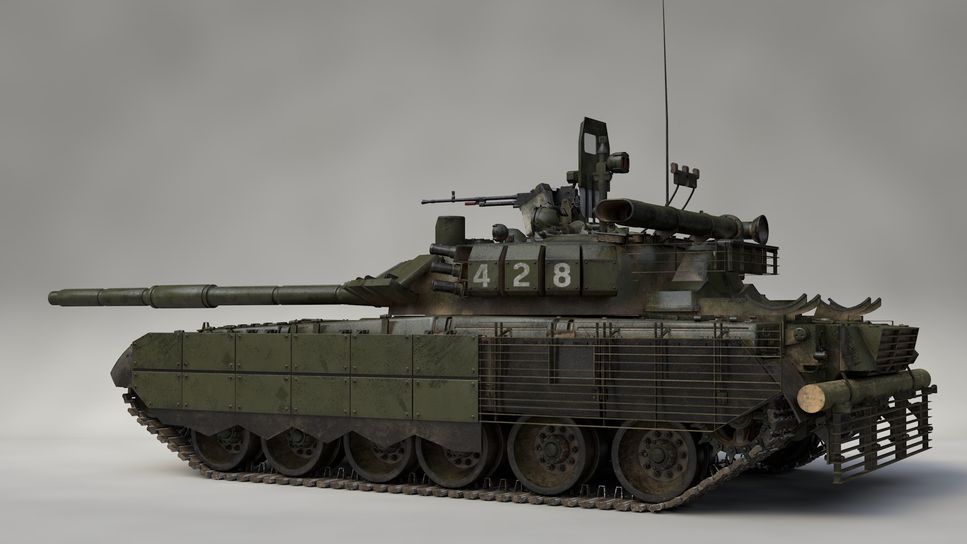 Main Battle Tank T-80 Model - TurboSquid 1452331