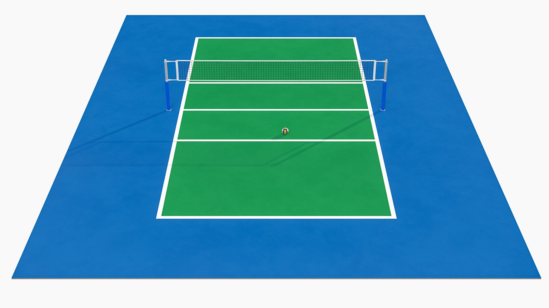 Volleyball Court 05 3D Model - TurboSquid 2054695