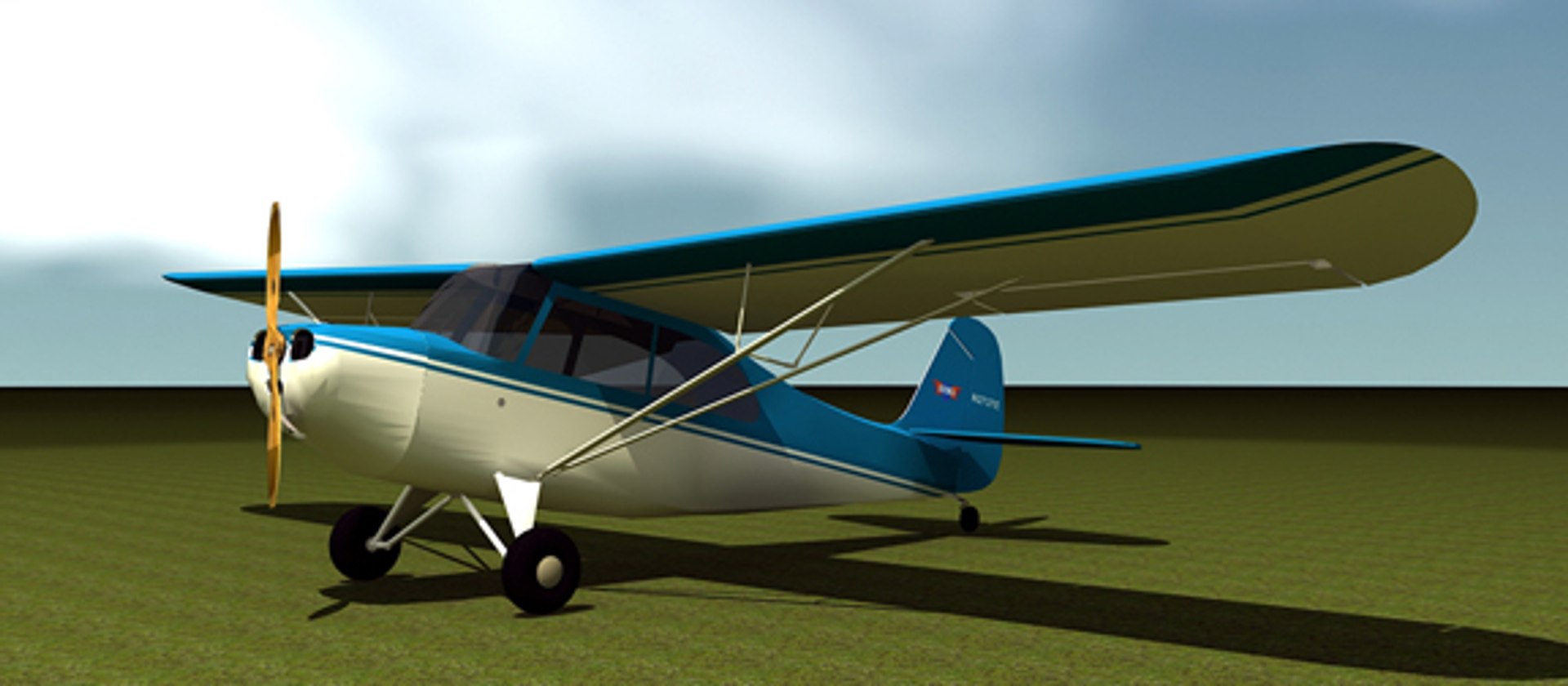 3d Model Aeronca Airplane