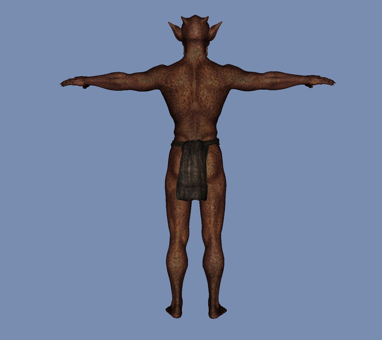 3d demon beast male model