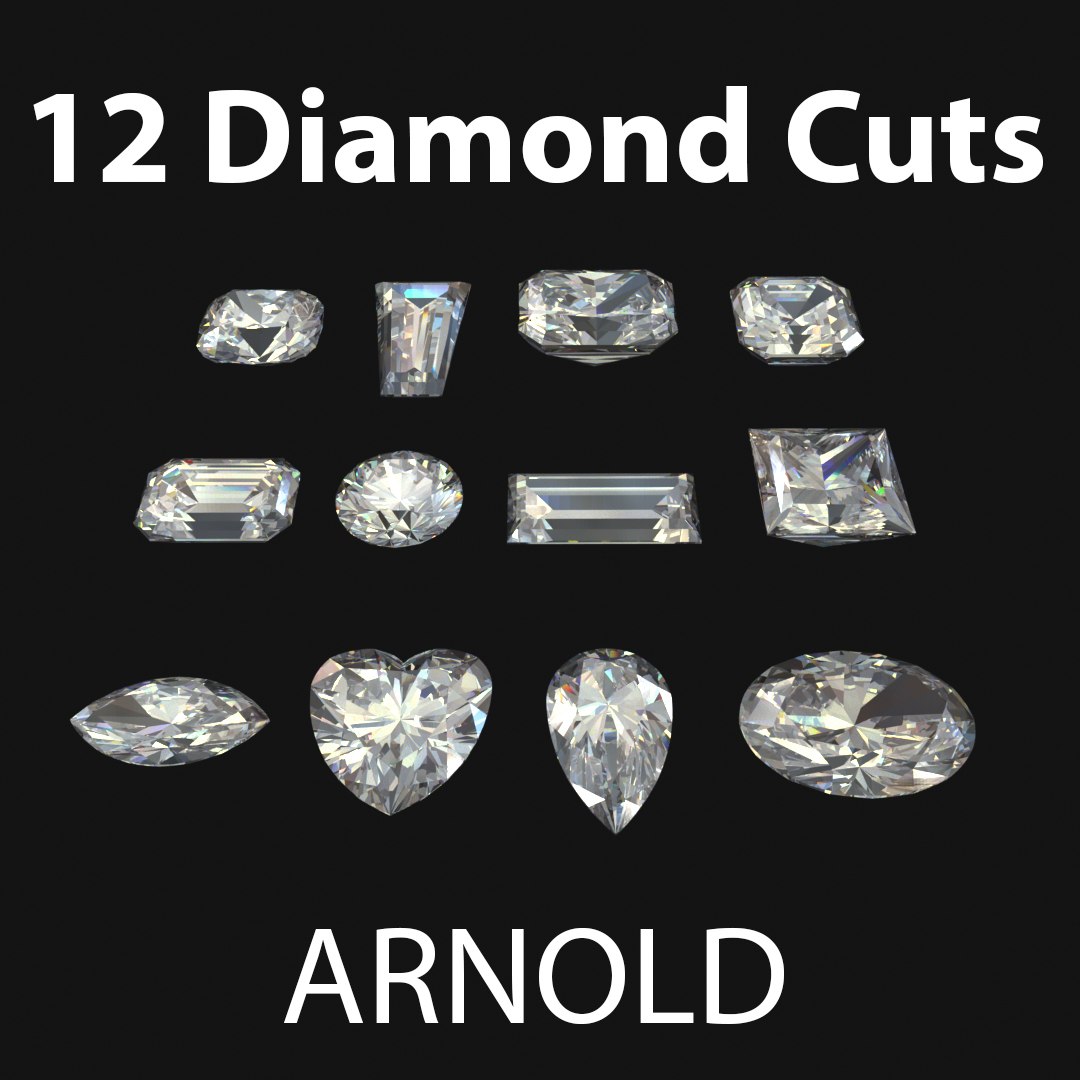 Diamond Cuts Arnold 3D Model - TurboSquid 1351829