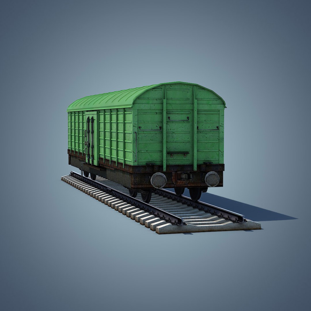 Box Car Green 3D - TurboSquid 1263870