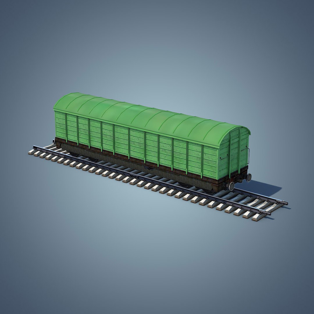 Box Car Green 3D - TurboSquid 1263870