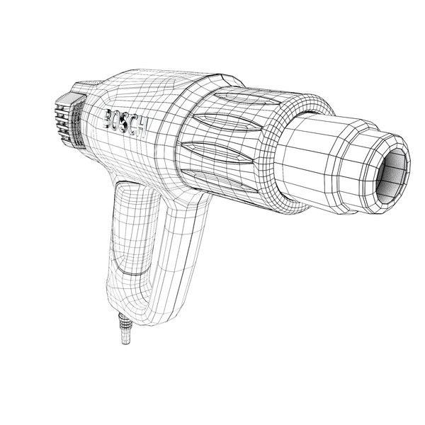 3d heat gun model