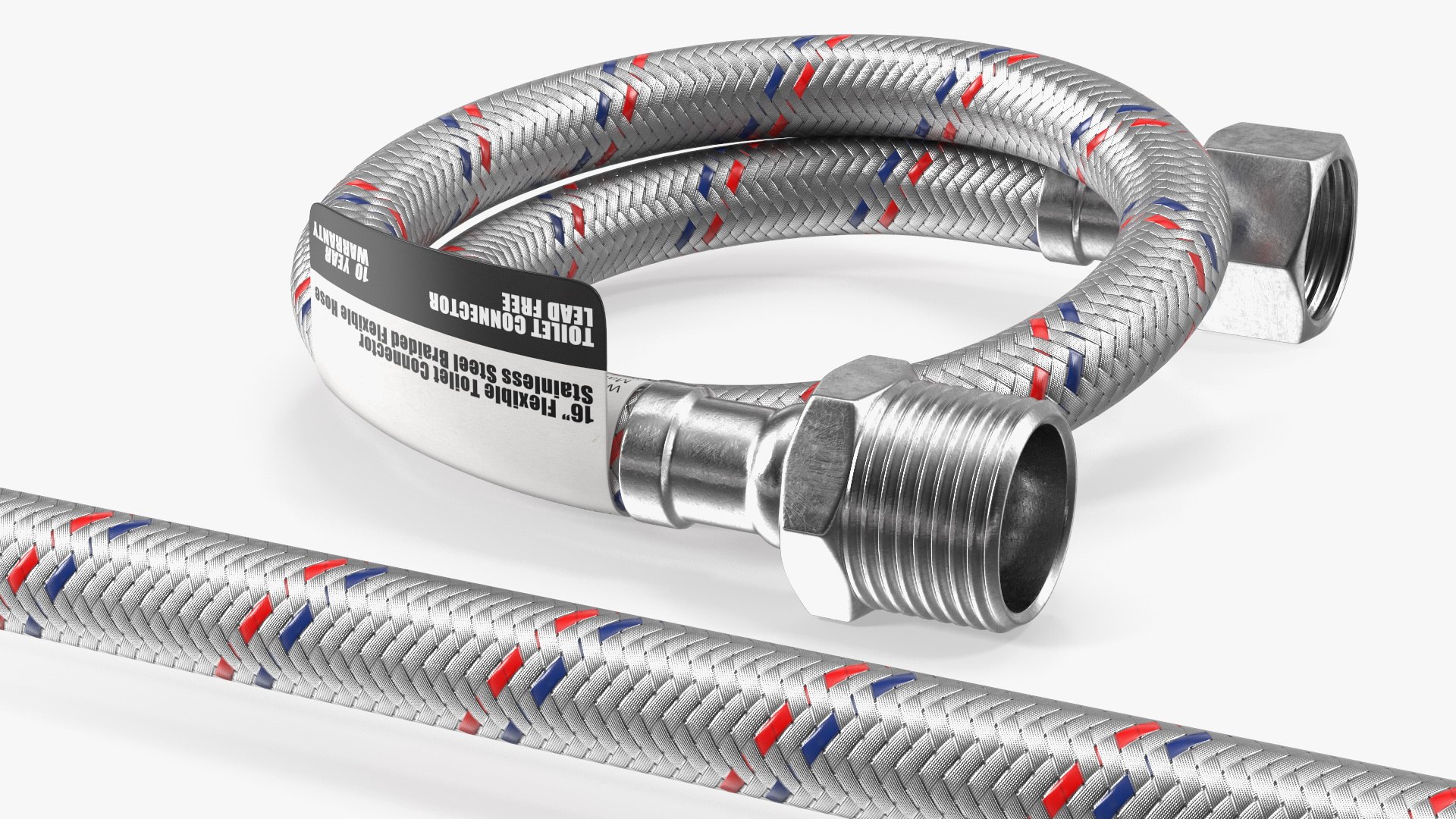 Toilet Supply Connector Set 40cm Colored model - TurboSquid 2031857