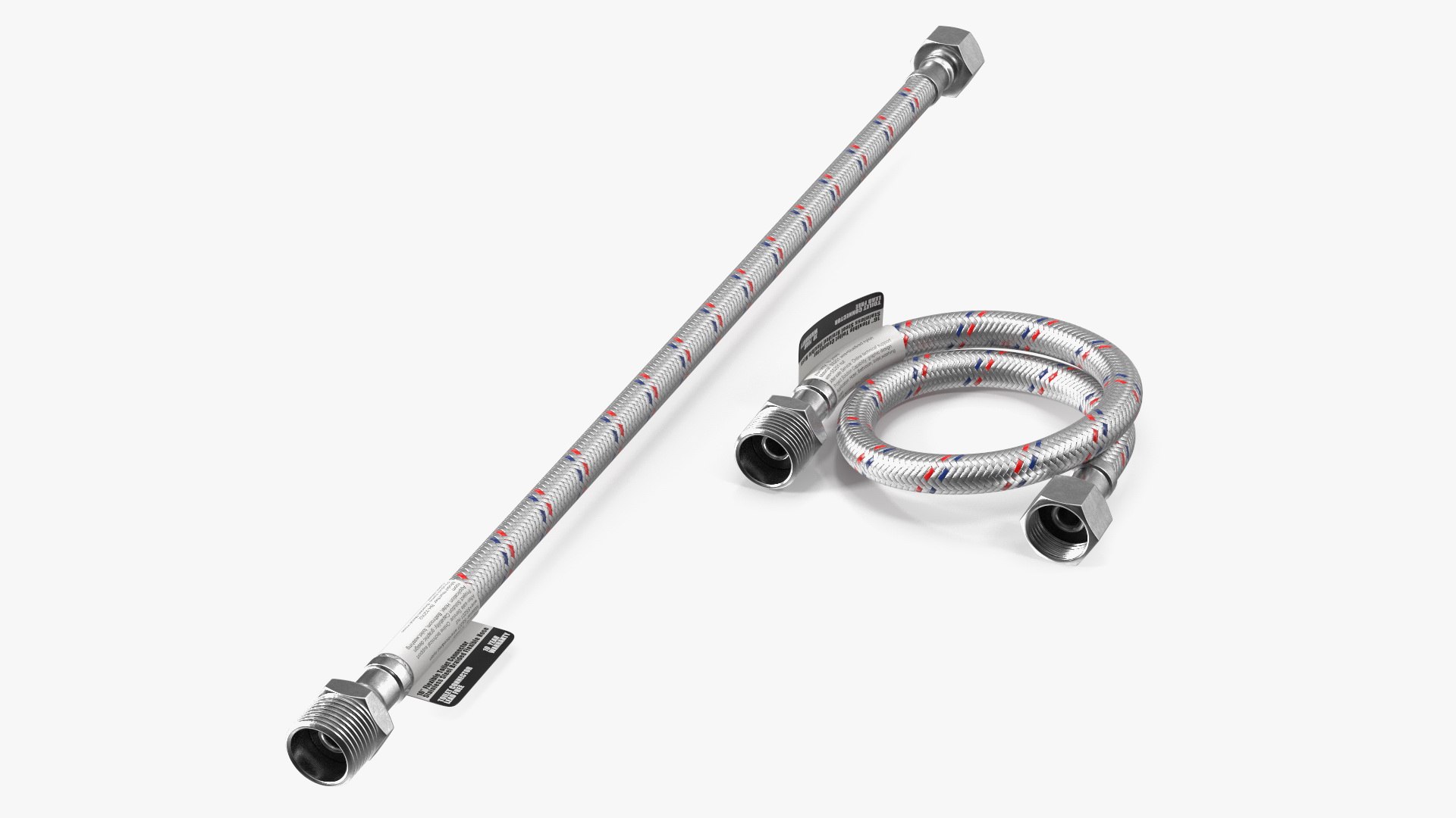 Modelo 3d Toilet Supply Connector Set 40cm Colored Turbosquid 2031857