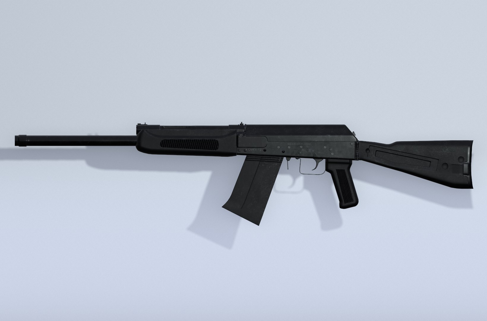 3D Model SAIGA 12 Shotgun Model - TurboSquid 1888945