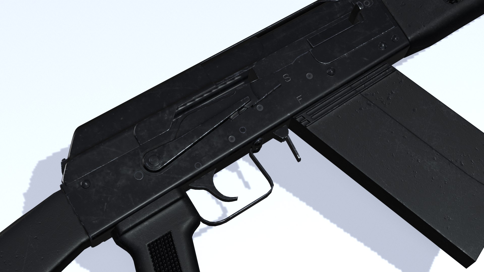 3D Model SAIGA 12 Shotgun Model - TurboSquid 1888945