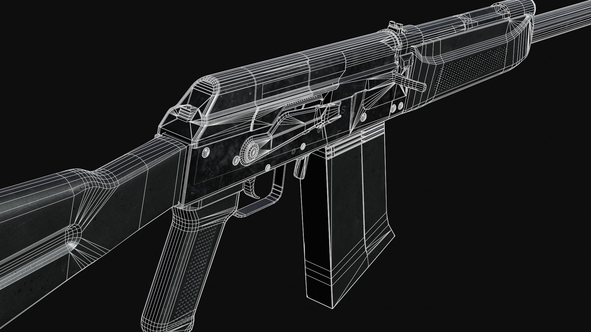 3D Model SAIGA 12 Shotgun Model - TurboSquid 1888945